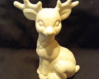 Ceramic Reindeer - Etsy