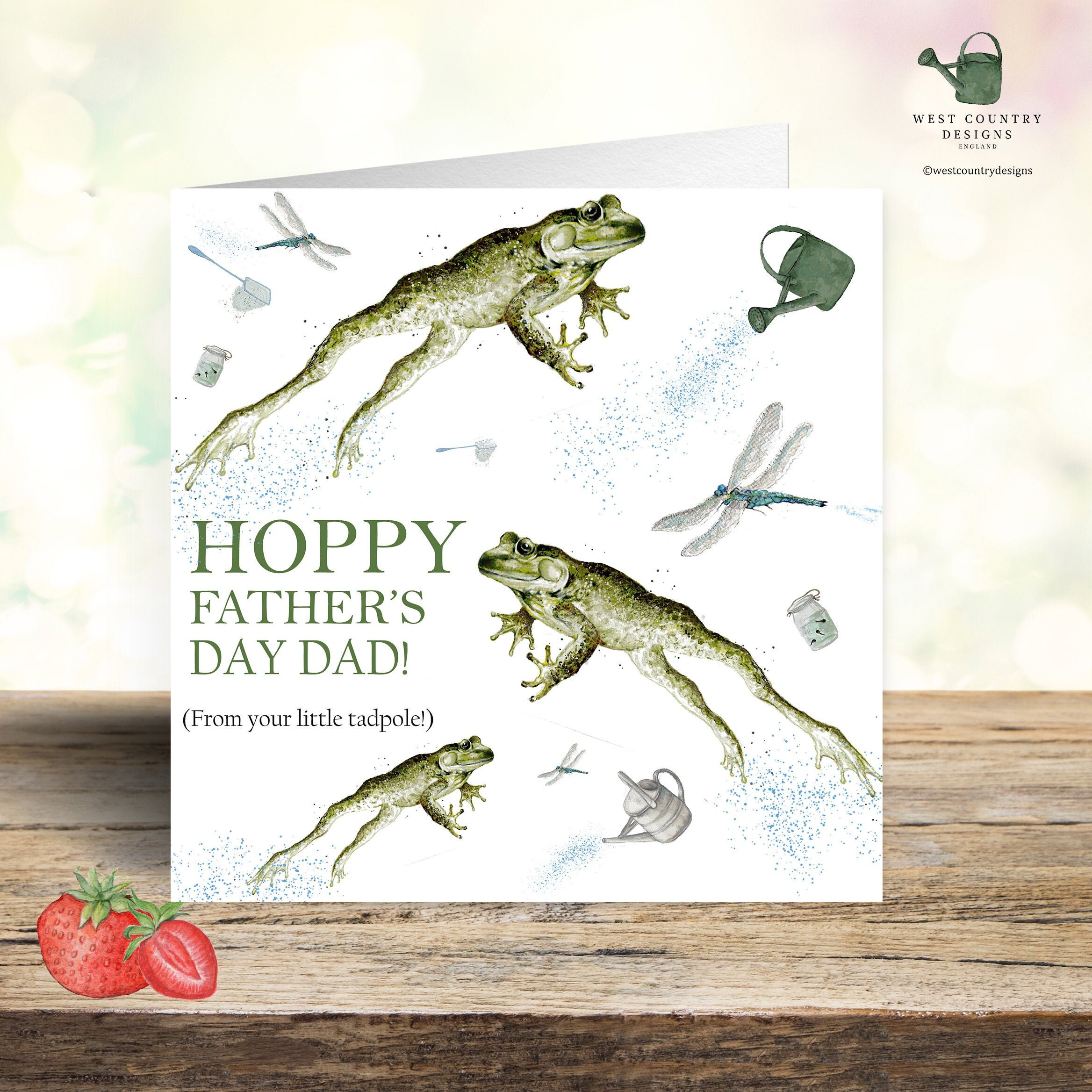 Frog Father's Day Card - Etsy UK