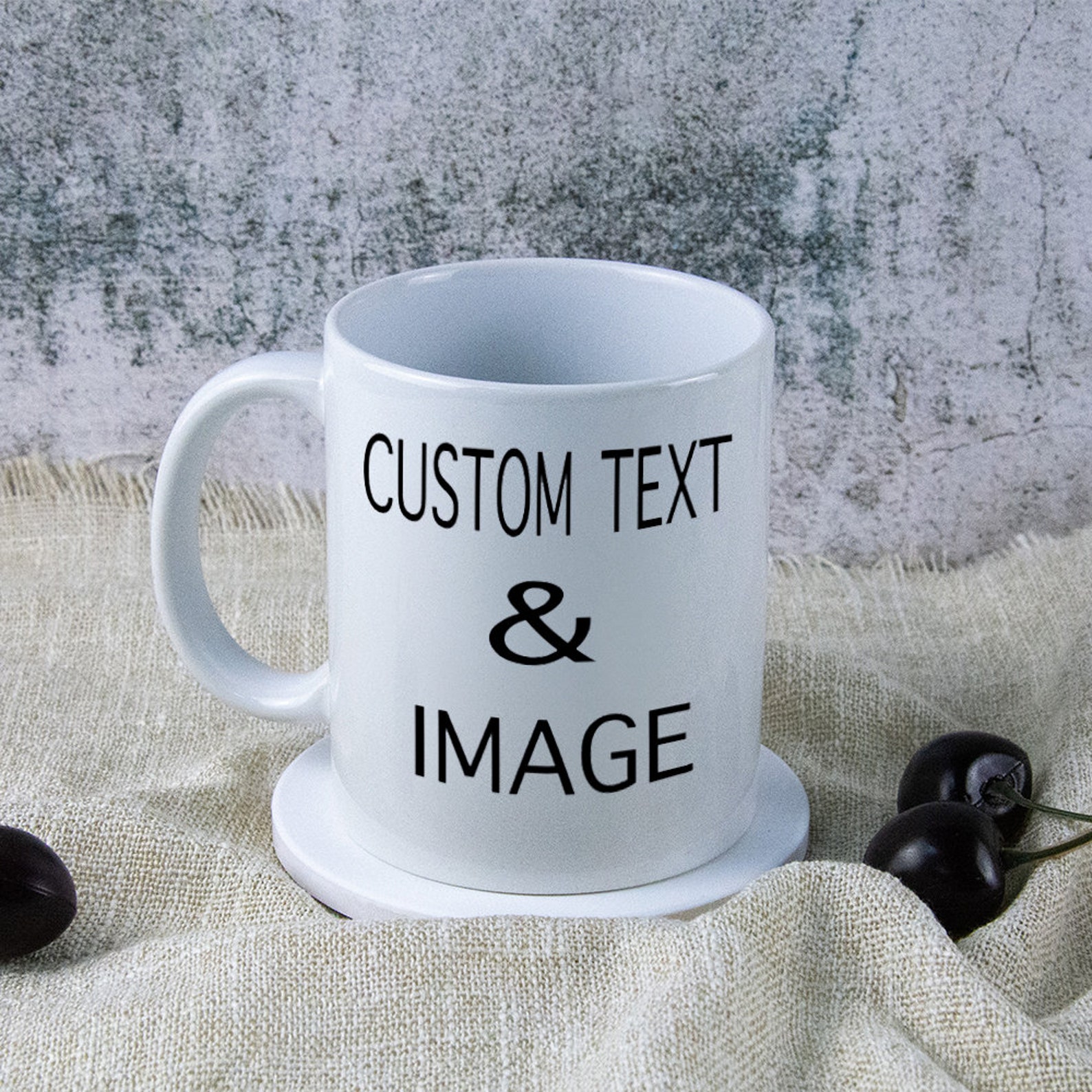 Personalized Ceramic Mug Double Sides Mug White Coffee Mug 11 | Etsy