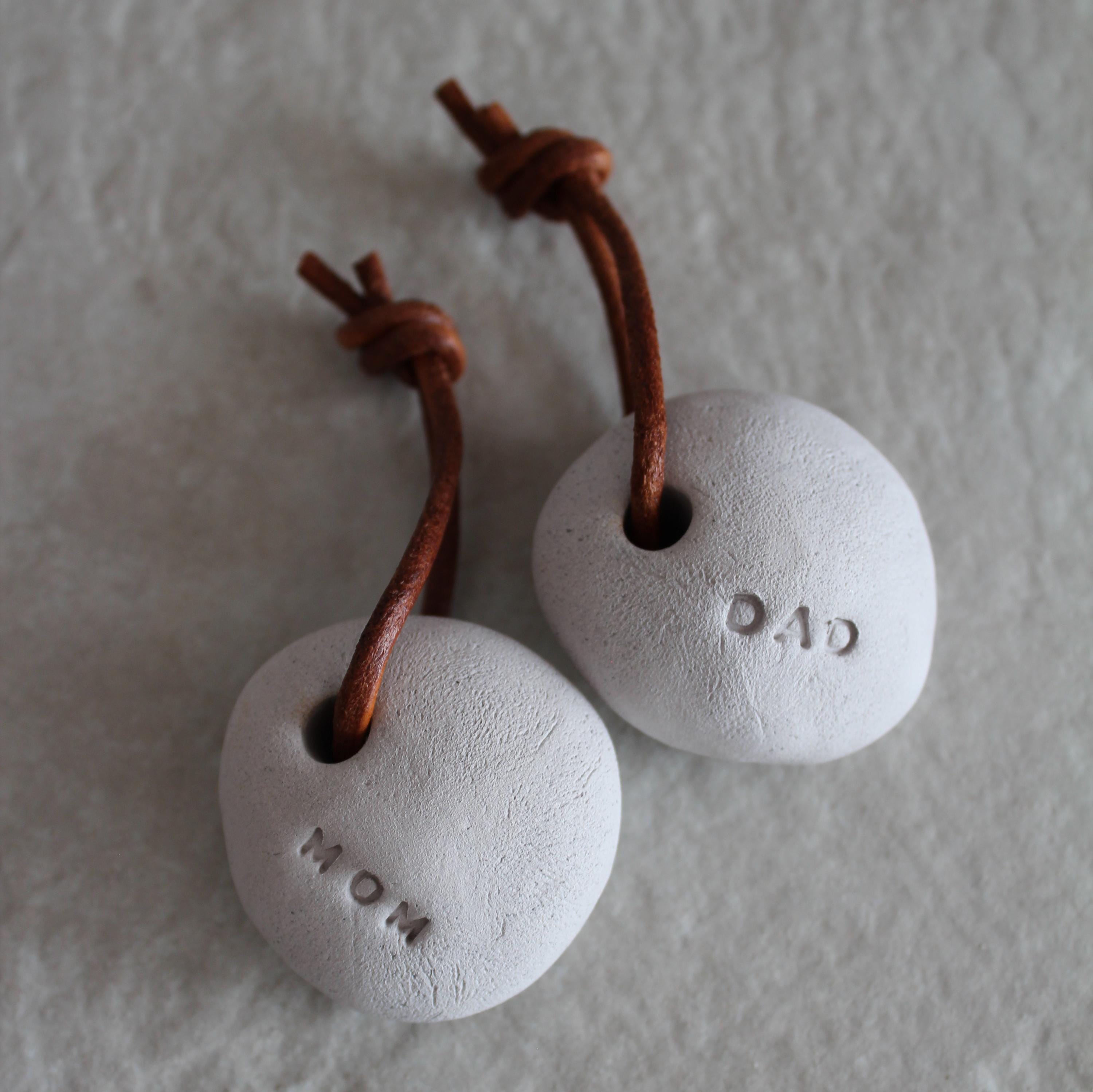 Ceramic Oil Diffuser Stone Keychain: Aromatherapy Car Scent Pendant - Etsy