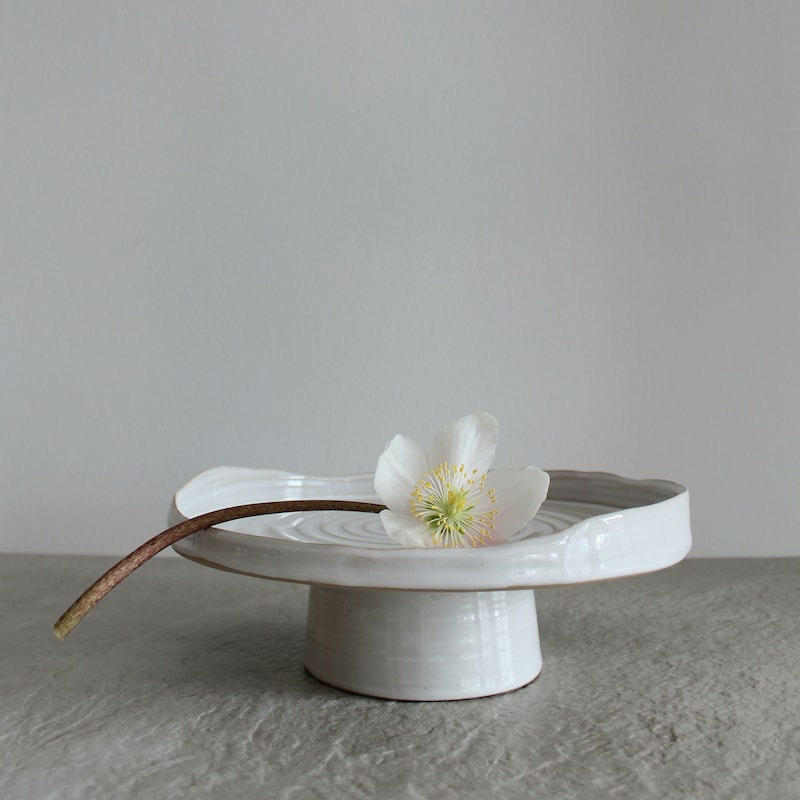 Pottery Cake Stand - Etsy