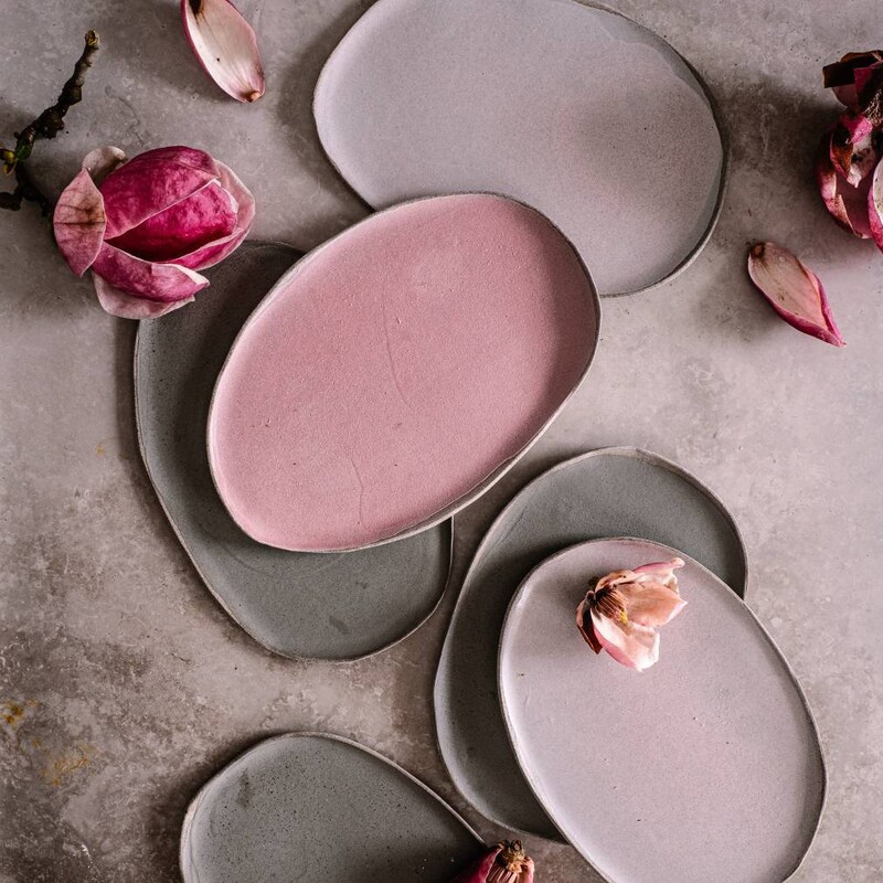 Ceramic Flower Plate - Etsy