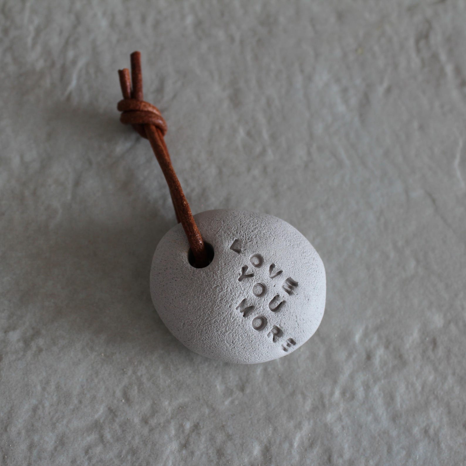 Ceramic Oil Diffuser Stone Keychain: Aromatherapy Car Scent Pendant - Etsy