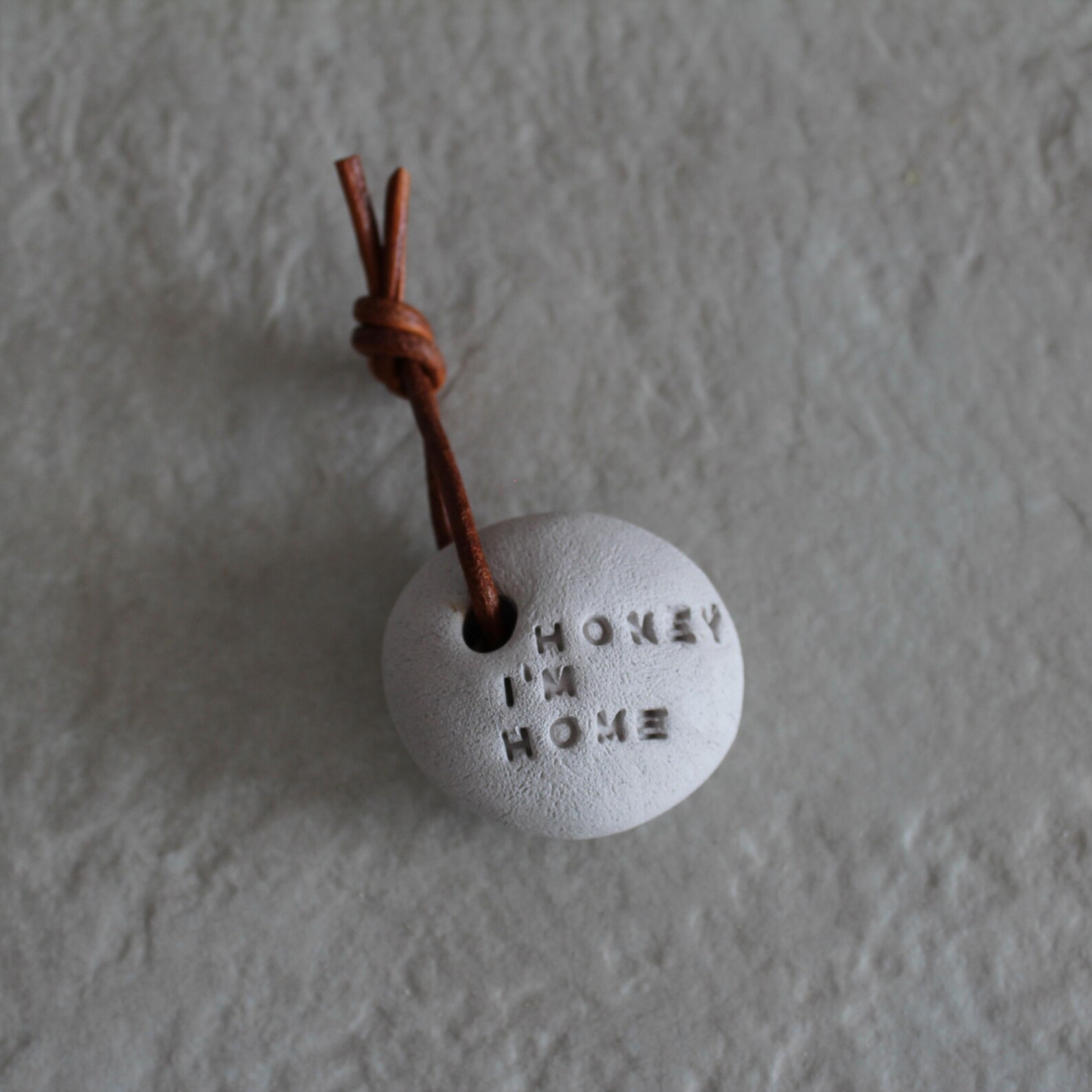 Ceramic Oil Diffuser Stone Keychain: Aromatherapy Car Scent Pendant - Etsy
