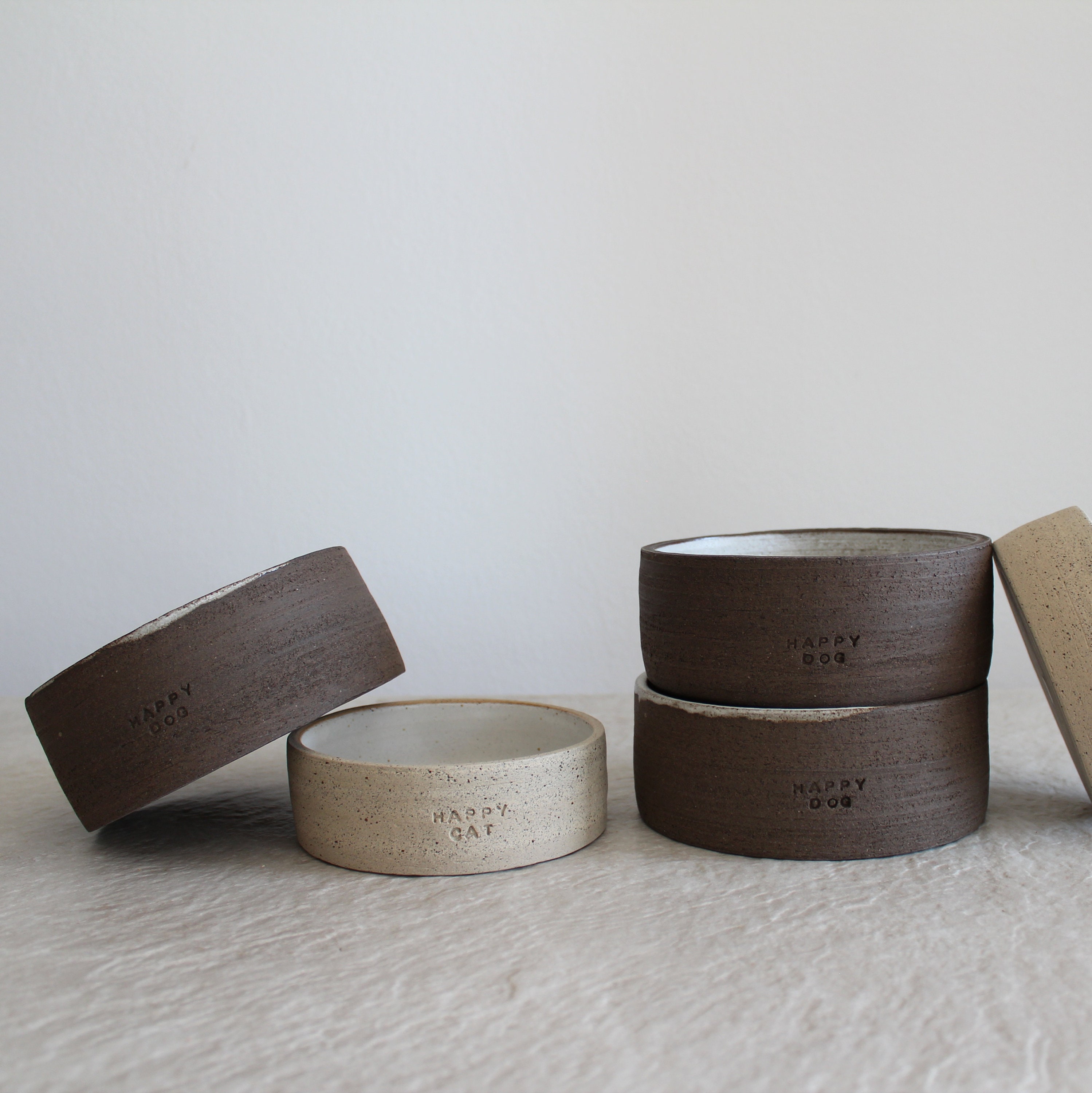 Handmade Pottery Pet Bowl: Rustic Stoneware Ceramic - Etsy