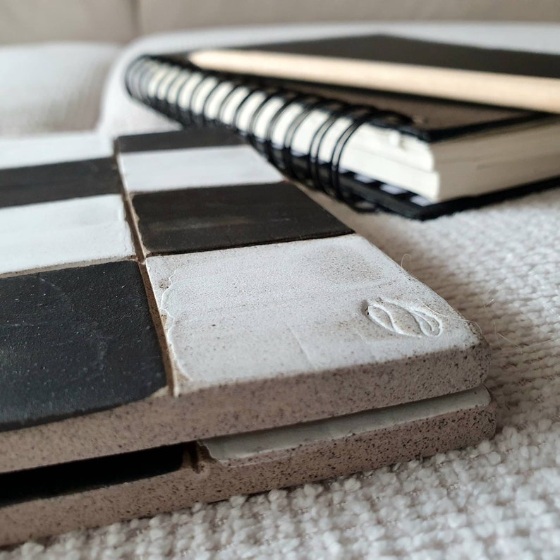 Artisan Ceramic Chess Table Board Game Felt Pouch Handmade - Etsy