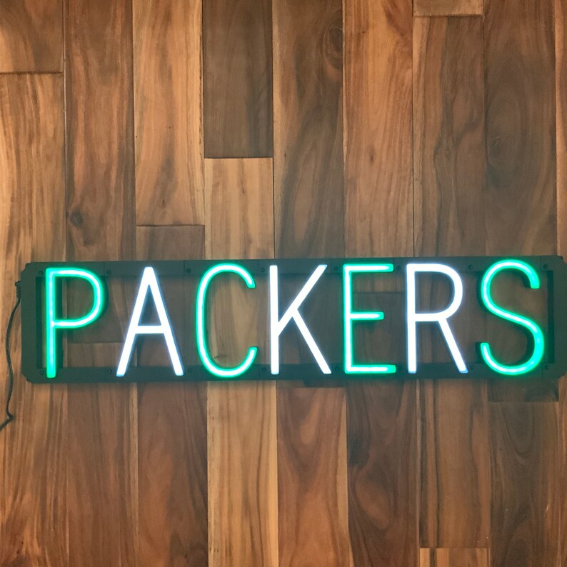 PACKERS 7 Letter New LED Sign 12v Stationary & Portable - Etsy