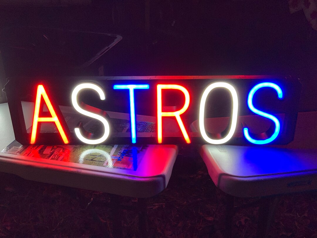 ASTROS 6 Letter Color New LED Sign 12v Stationary or Portable - Etsy