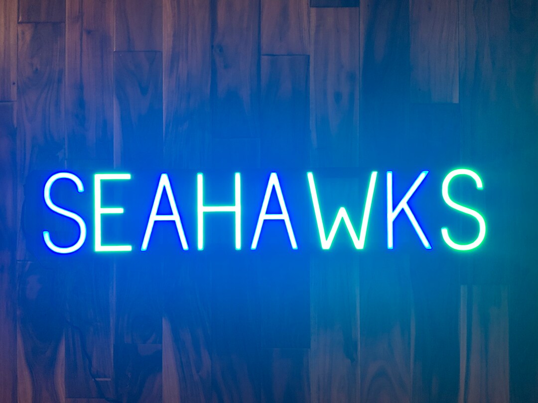 SEAHAWKS 8 Letter New LED Sign 12v Stationary W/ Portable Options - Etsy