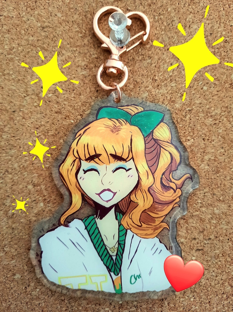 Chrissy Cunningham Stranger Things Keychain - Etsy UK