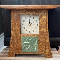 Mission Style Mantel Clock - Etsy