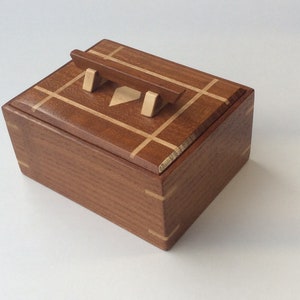 Mulberry Box, Keepsake Box, Jewelry Box, Basswood Inlay Box, Handmade ...