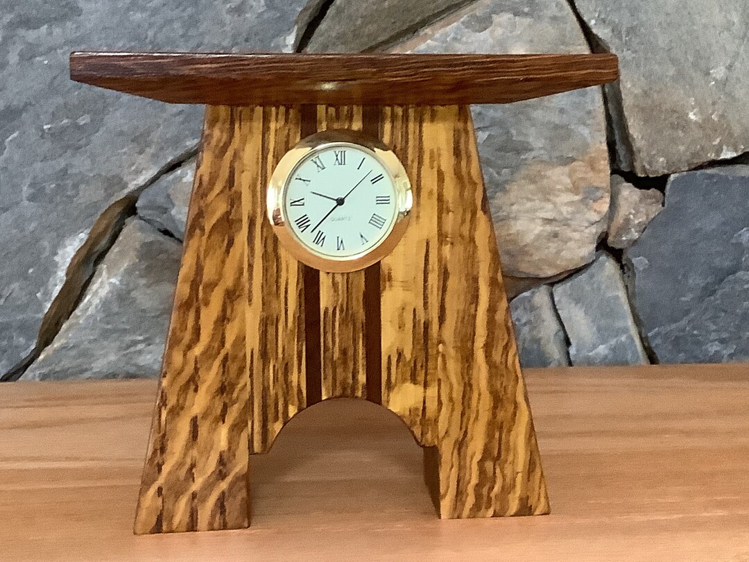 Mini Craftsman Desk Clock, Craftsman Clock - Etsy
