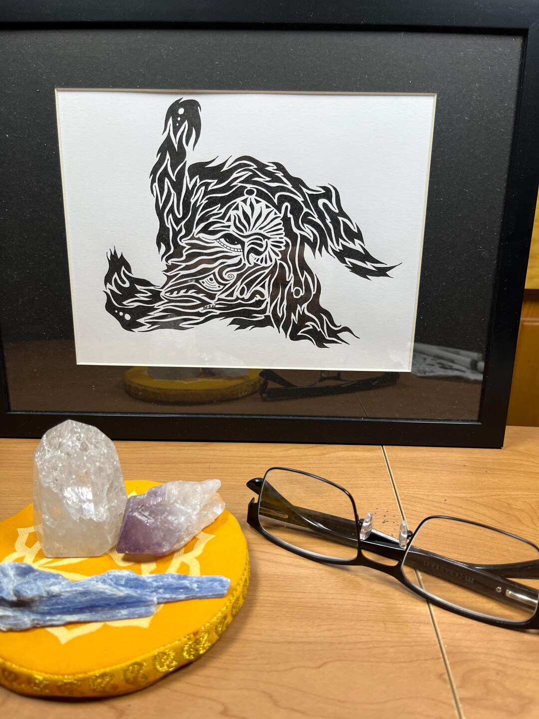 10" by 13" Original Ink Works by Ben From Bennington Flame Whisperer - Etsy