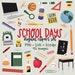 School Clipart Set | Vector Clipart | Back to School | Teacher Clipart ...