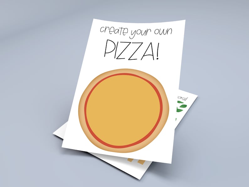 Printable Pizza Activity | Pizza Worksheet | Instant Download | Pizza ...