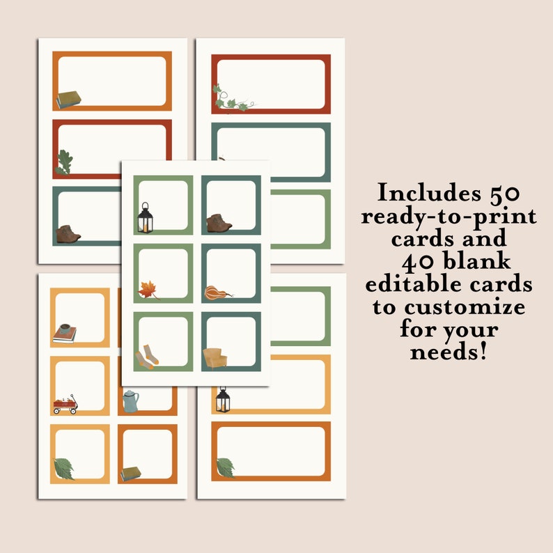 Daily Schedule Cards | Autumn Classroom Schedule | Fall Schedule ...