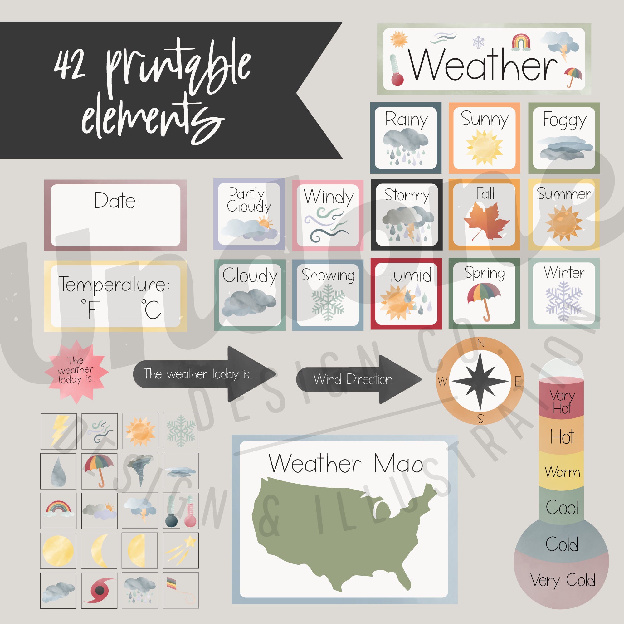 Preschool Weather | Daily Weather | Circle Time | Weather Station ...