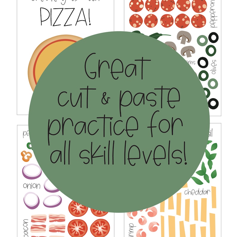 Printable Pizza Activity | Pizza Worksheet | Instant Download | Pizza ...