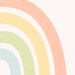 Pastel Rainbow Digital Download Nursery Kids Room Playroom - Etsy