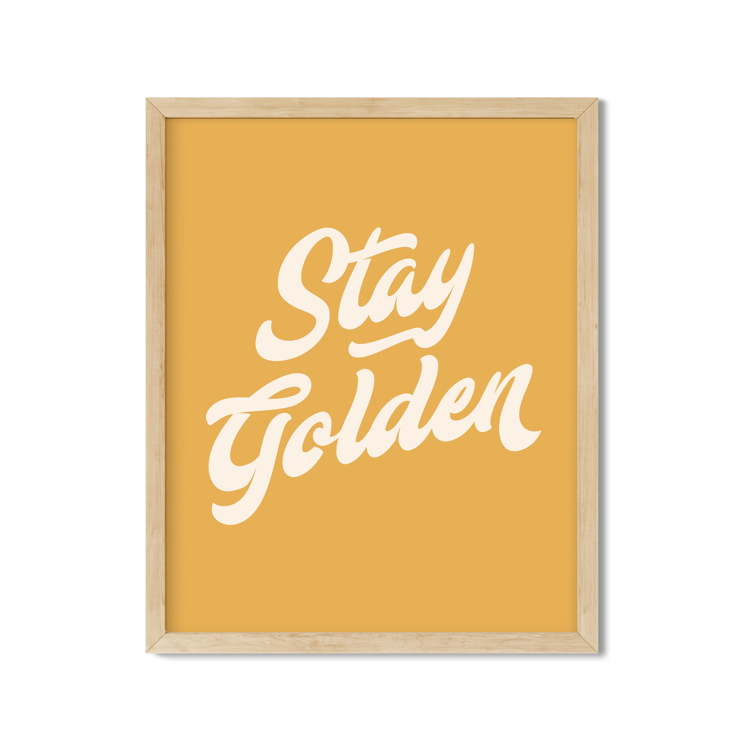 Stay Golden Digital Download Spring and Summer Wall Art Home - Etsy