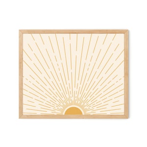 Sun Rays Digital Download Summer Wall Art Sunrise Sunset - Etsy