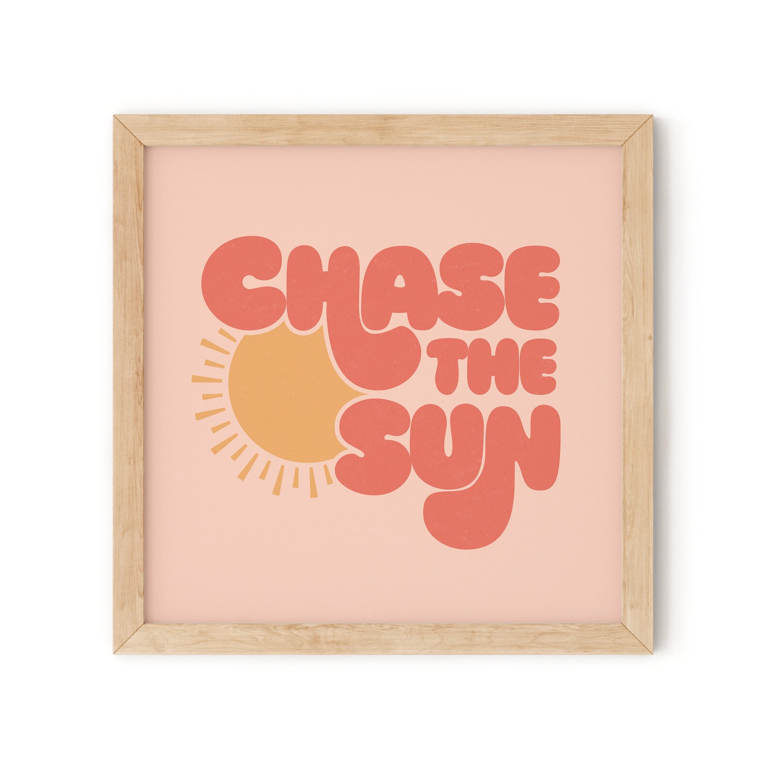 Chase the Sun Digital Download Spring Summer Wall Art Decor - Etsy