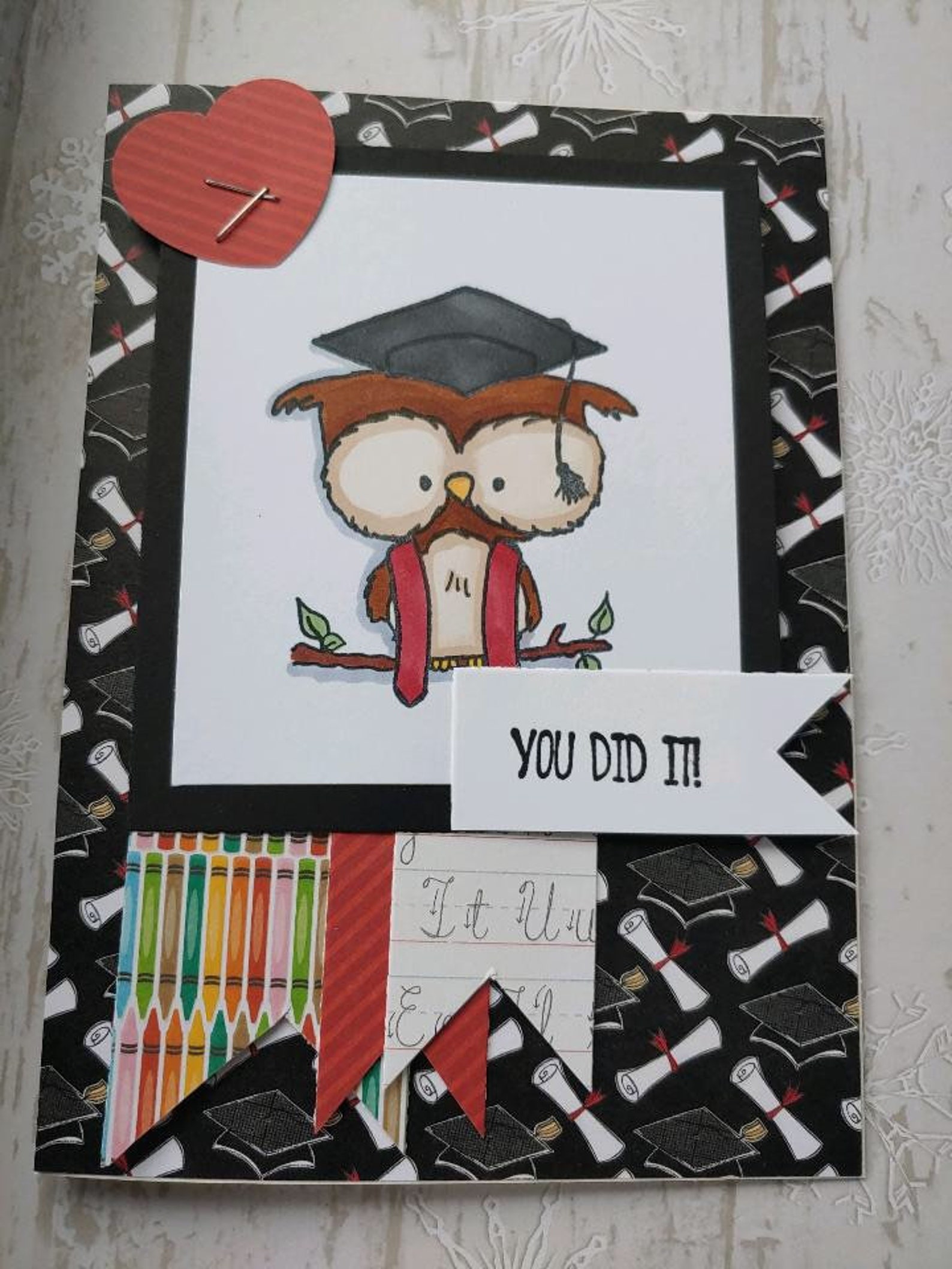 Owl Graduate - Etsy