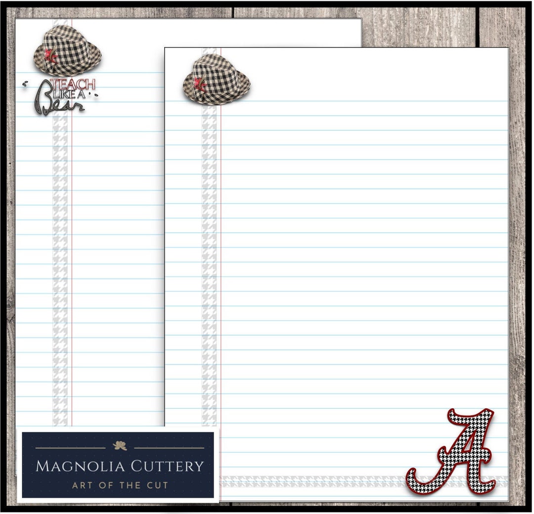 Digital Alabama Note Paper Happy Planner Classic Size - Etsy
