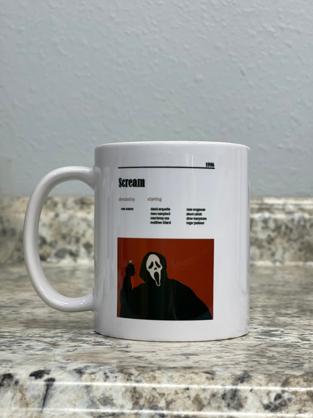 Scream Minimalist Mug - Etsy