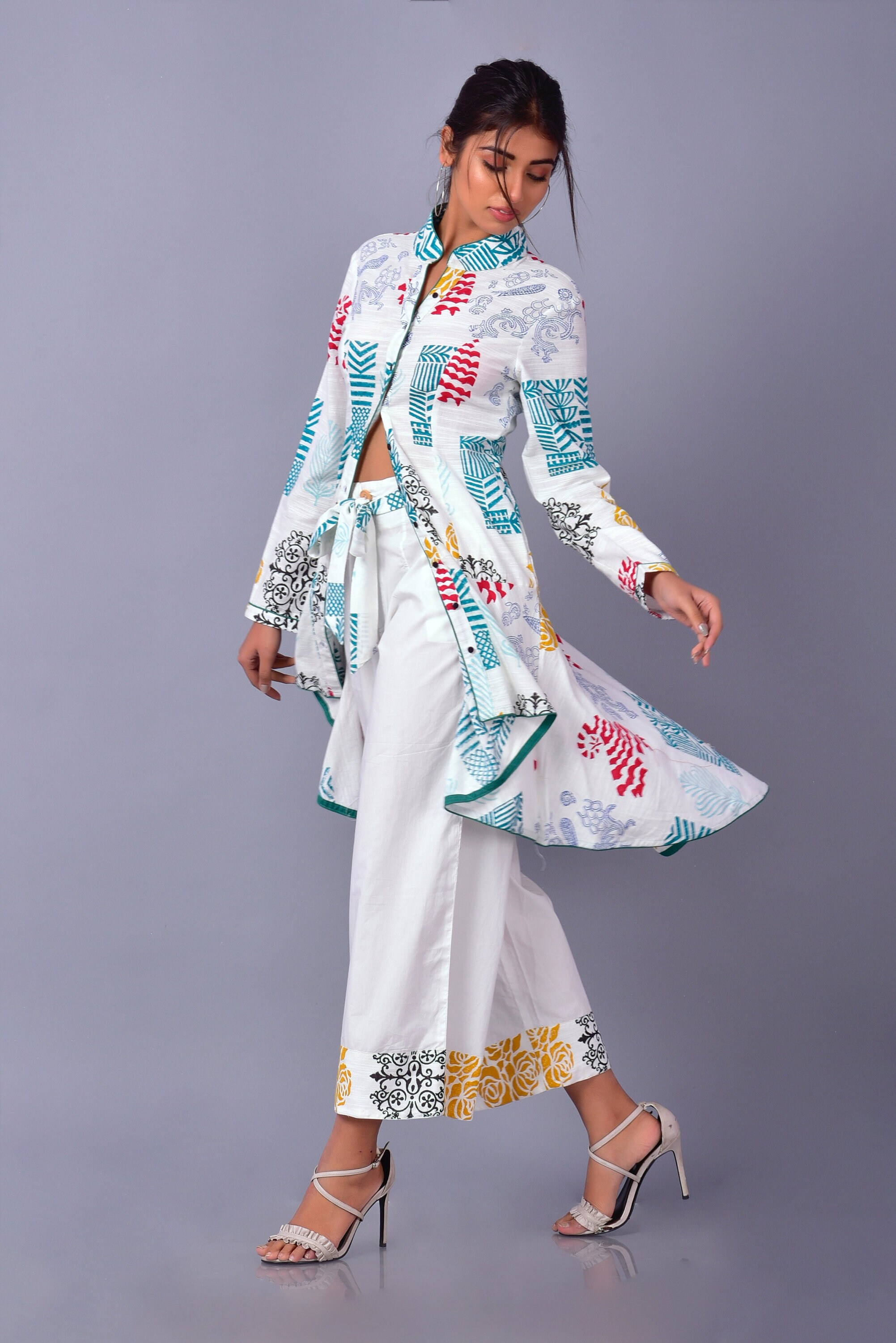 Garden Boho Jacket - Indian Block Print Jacket - Etsy