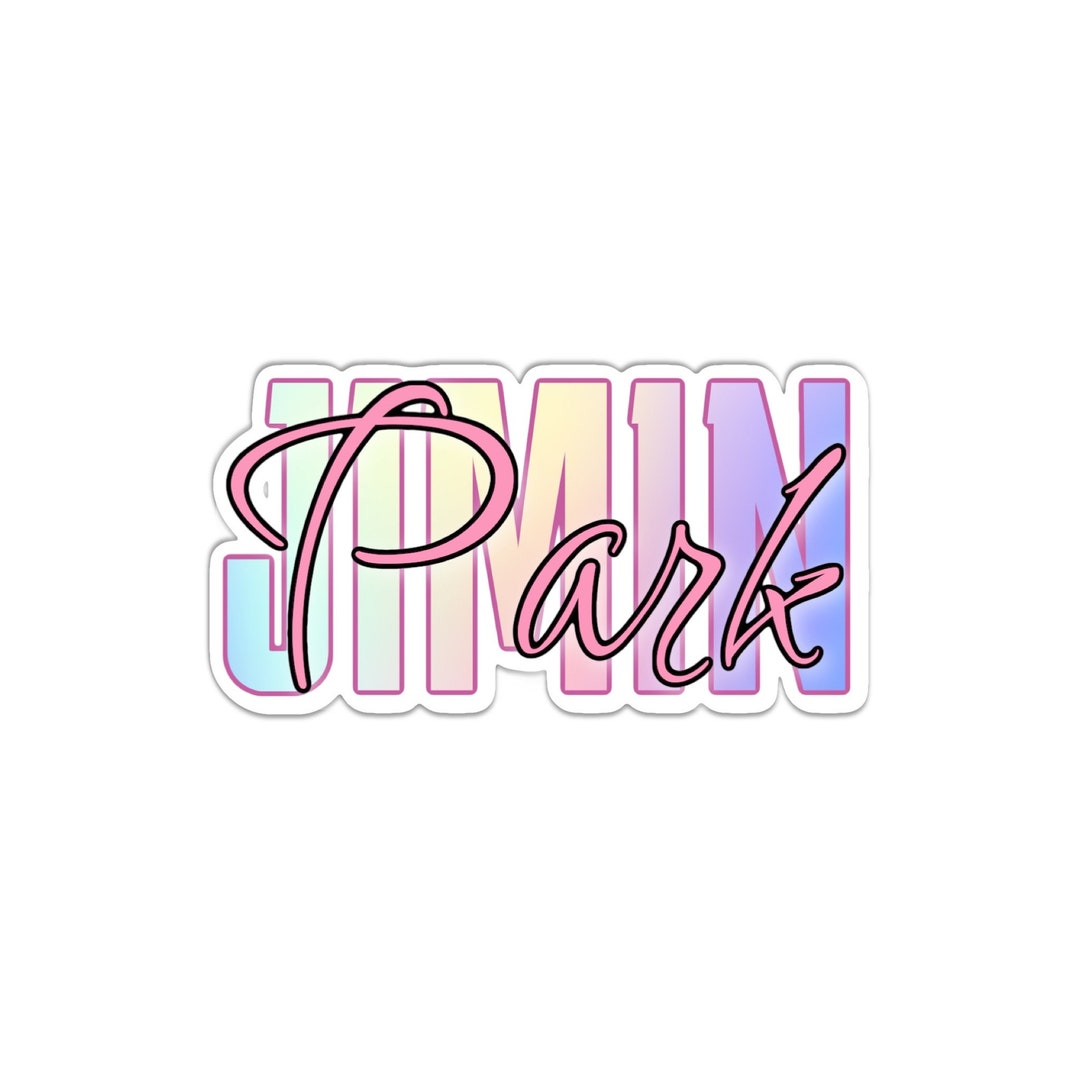 BTS Jimin's Palette Transparent Sticker - Etsy