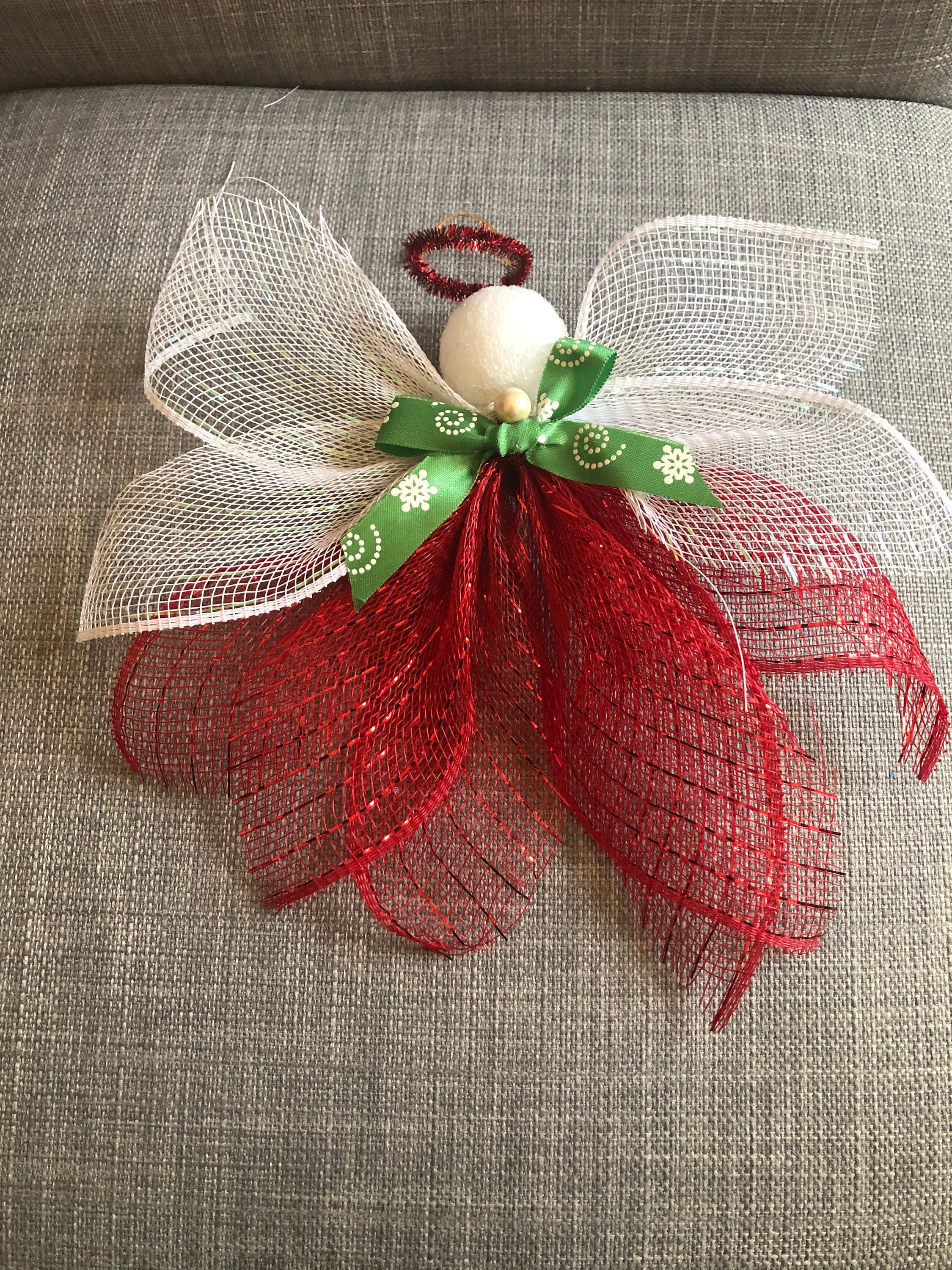 Mesh Angel Ornament - Etsy