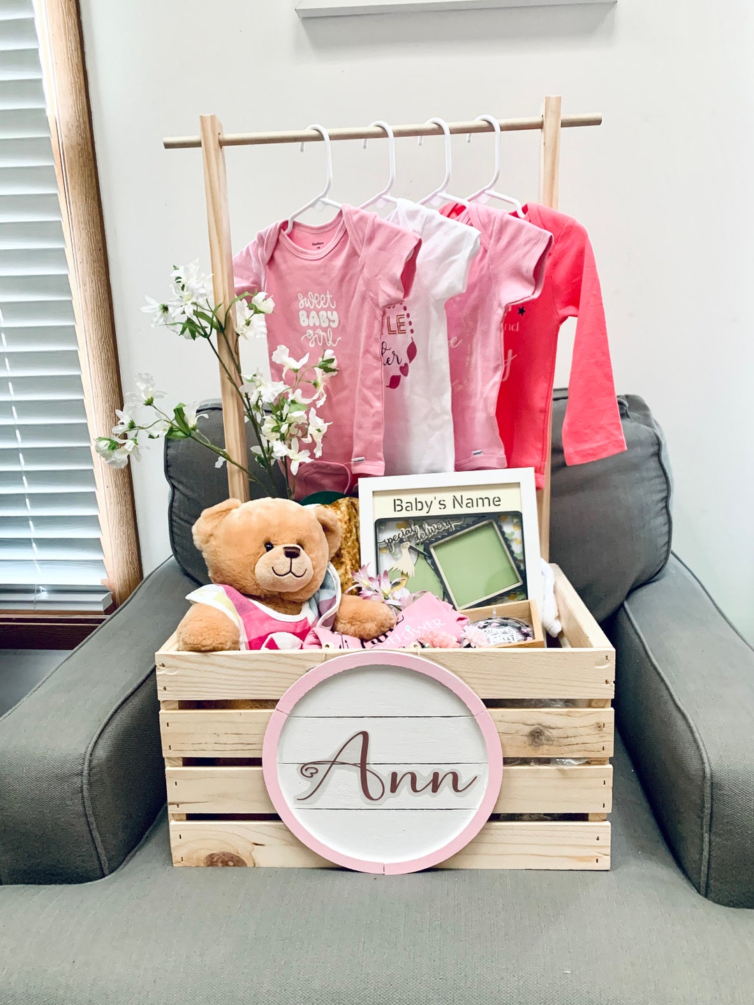 Baby Crate Closet for Baby Showers - Etsy