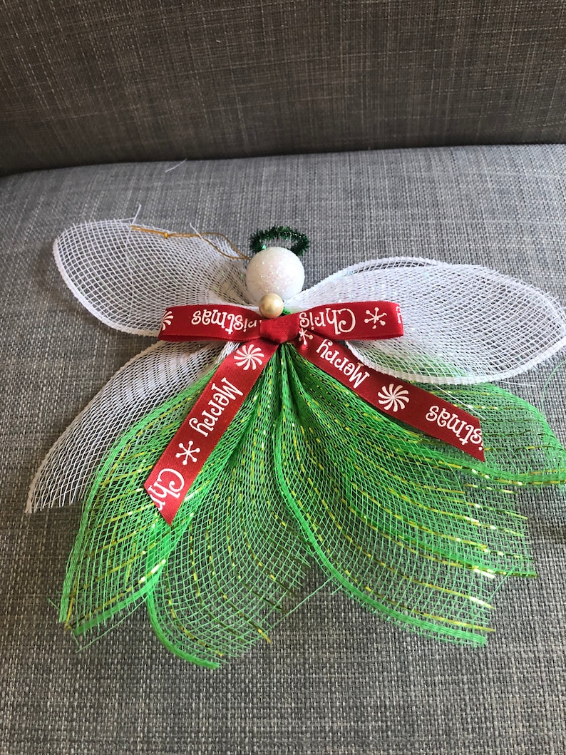 Mesh Angel Ornament - Etsy