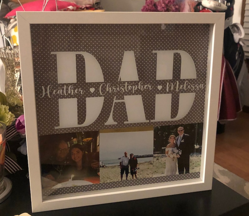 Personalized Dad Shadow Box Frames - Etsy
