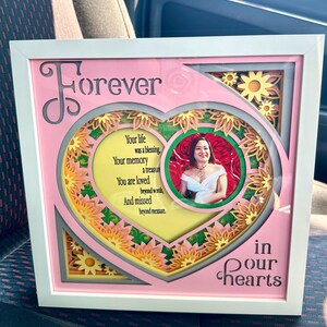 Memorial 3D Shadow Box - Etsy