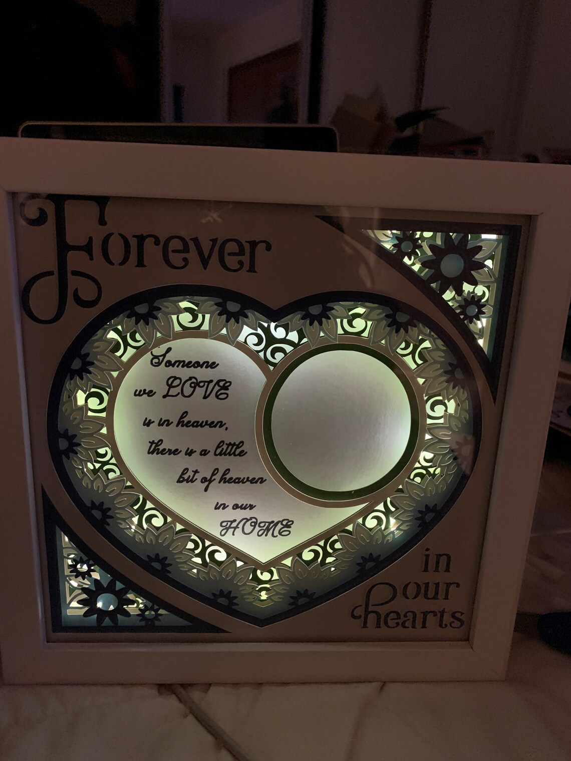 Memorial 3D Shadow Box - Etsy