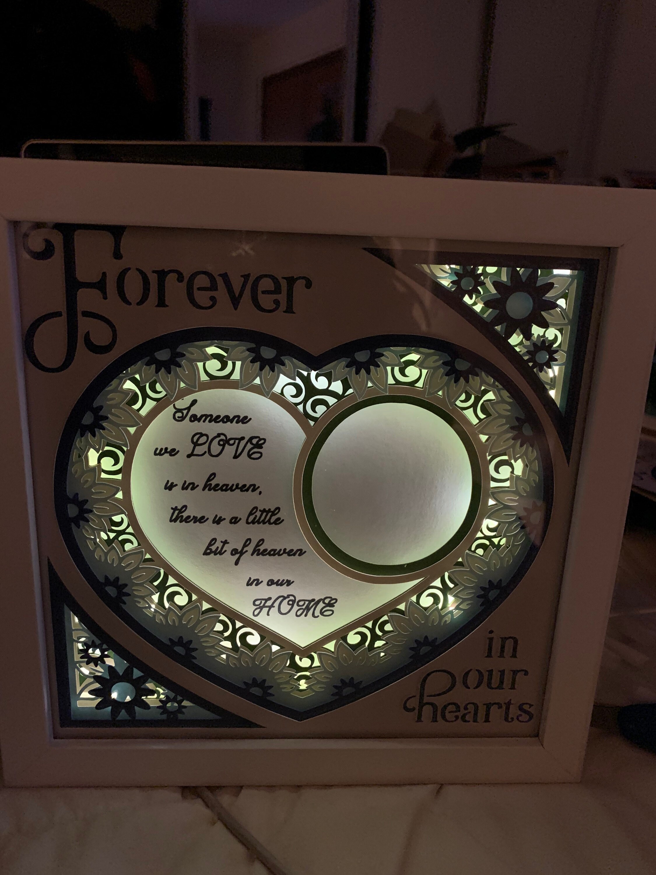 Memorial 3D Shadow Box - Etsy