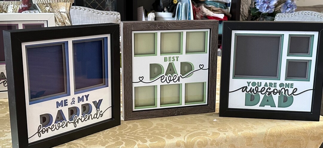 Father's Day/ Grandpa 3D Picture Shadow Box - Etsy