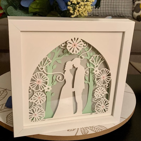 Wedding Shadow Box - Etsy
