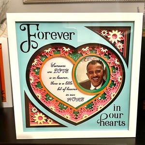 Memorial 3D Shadow Box - Etsy