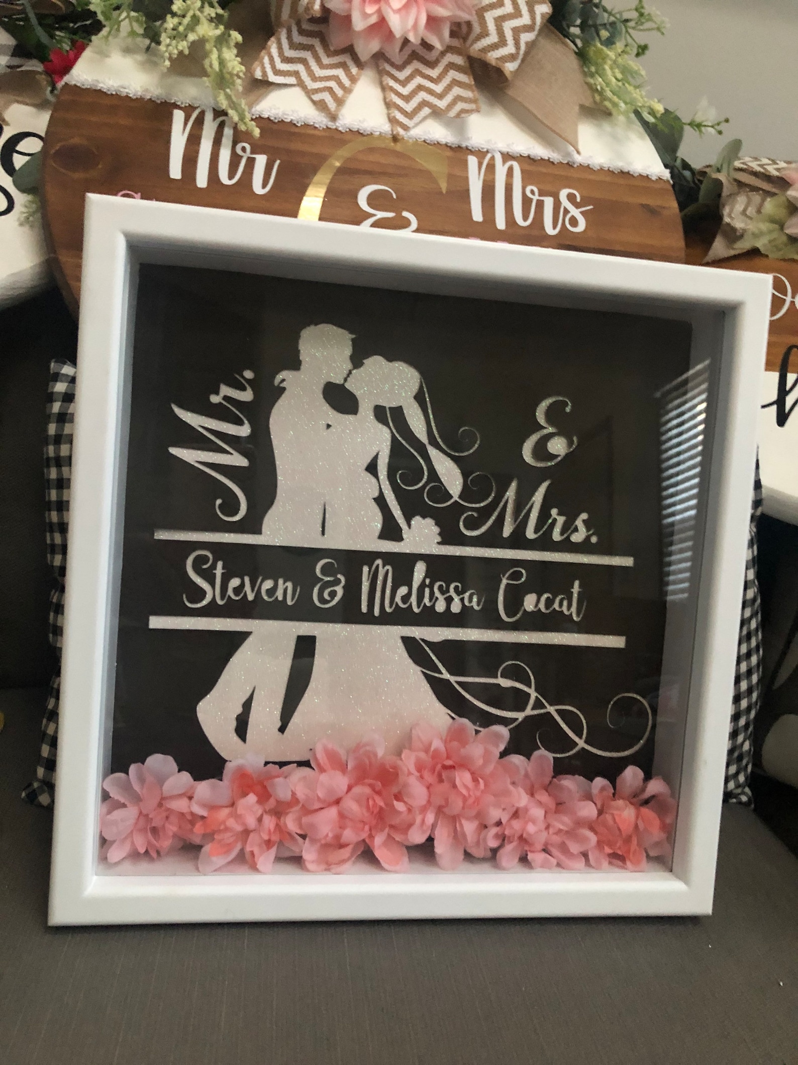 Personalized Wedding Shadow Box - Etsy