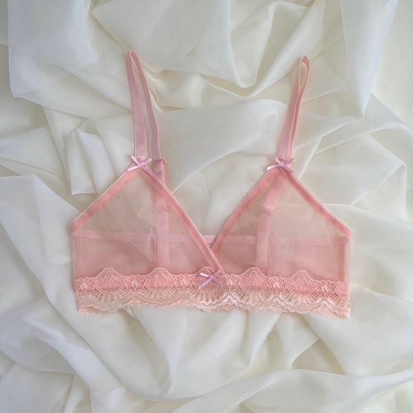 Sheer Bra - Etsy
