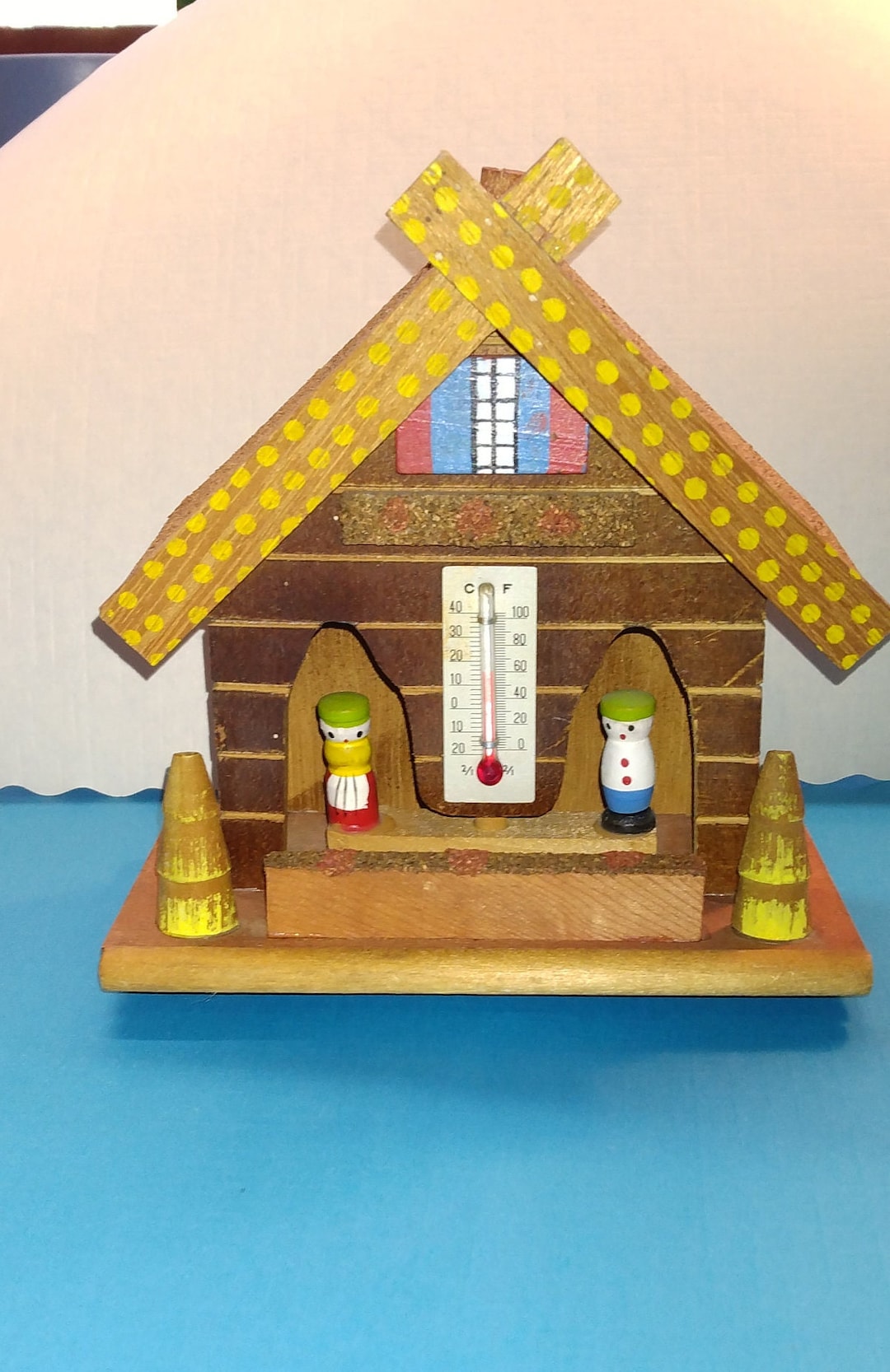 Wood German Weather House Barometer - Etsy