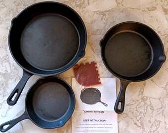 Used Cast Iron Skillets | Etsy