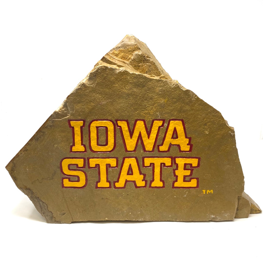 Iowa State Cyclones Engraved Logo Stone, Iowa State University Garden ...