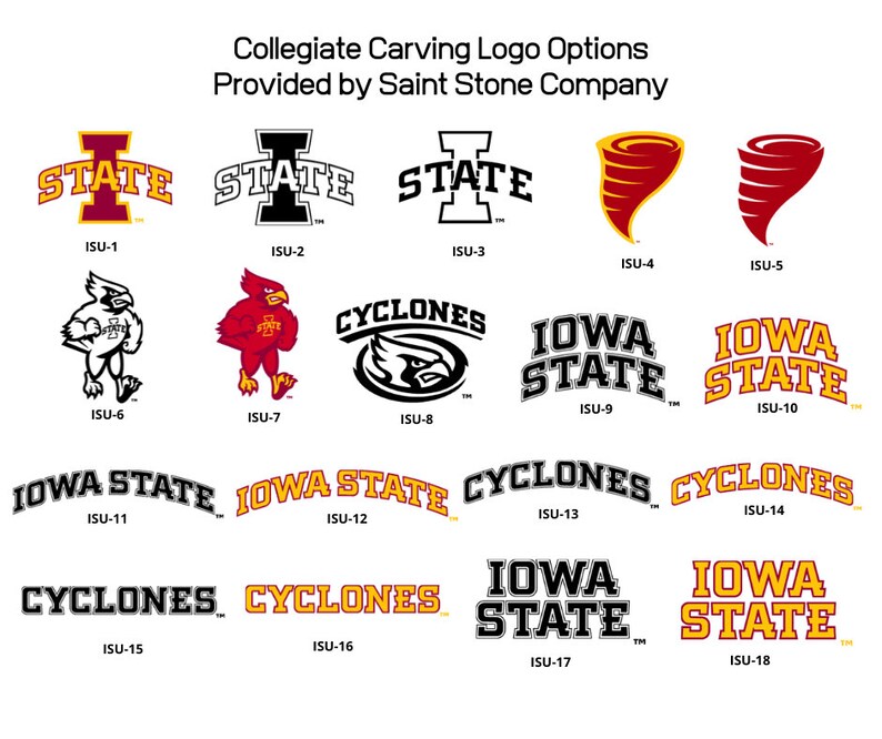 Iowa State Cyclones Engraved Logo Stone, Iowa State University Garden ...