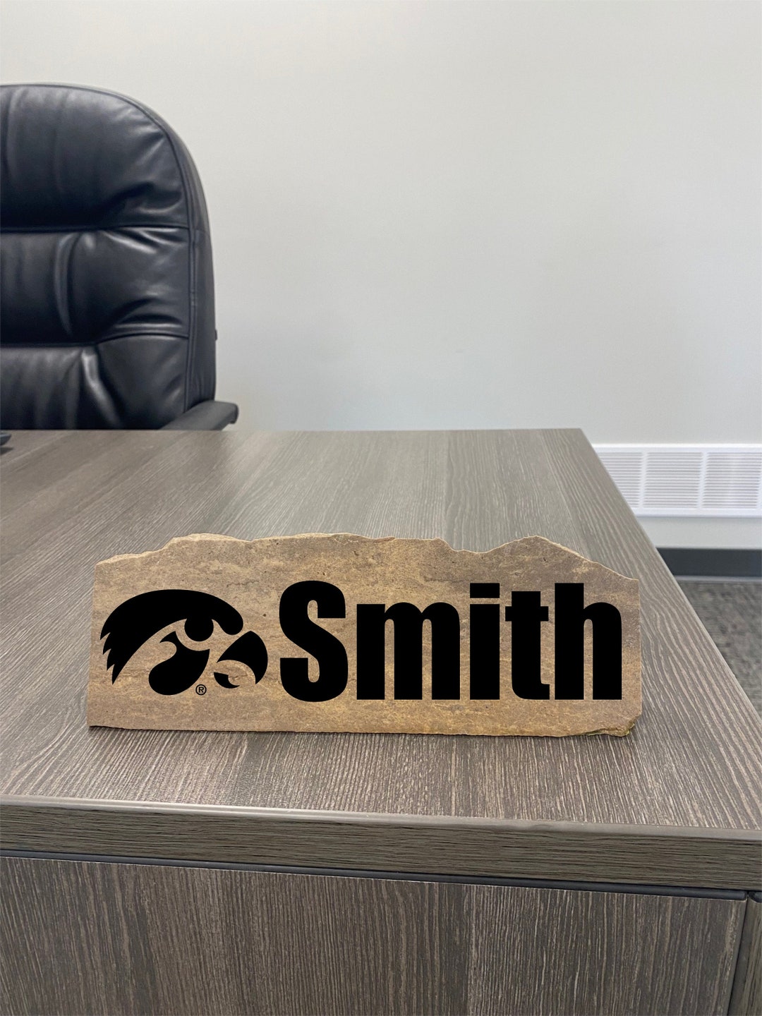 University of Iowa Hawkeyes Desk Nameplate Personalized, Gift for ...