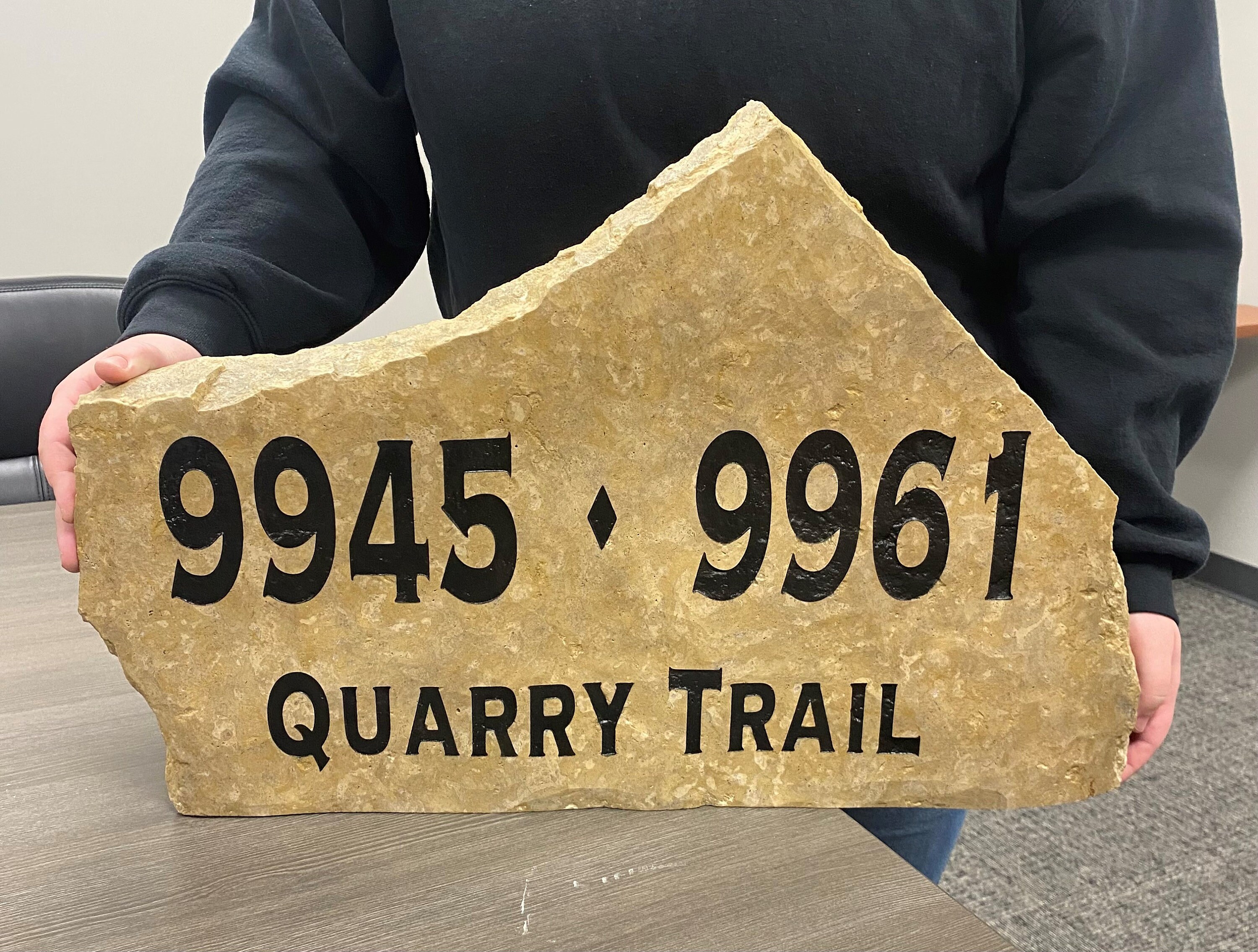 Large Address Rock, Personalized Address Gift, Address Stone Sign ...